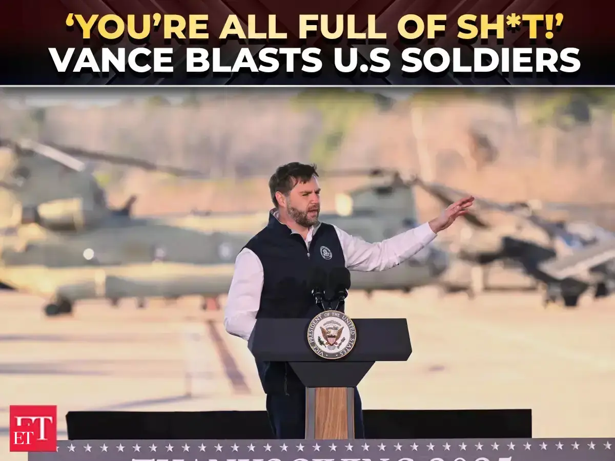 JD Vance 'insults' U.S soldiers with bizarre Thanksgiving rant, mocking ...