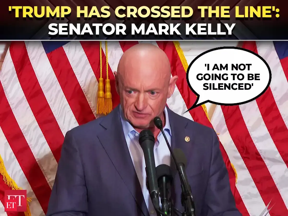 Senator Mark Kelly reports spike in death threats amid clash with Trump ...