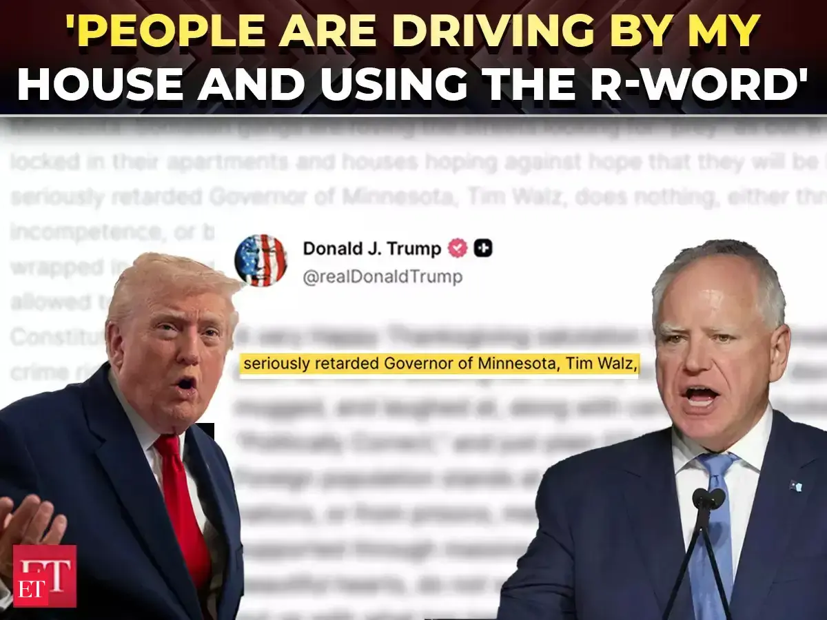 ‘They scream the R-word!’: Tim Walz blasts Trump after 'retarded' slur ...