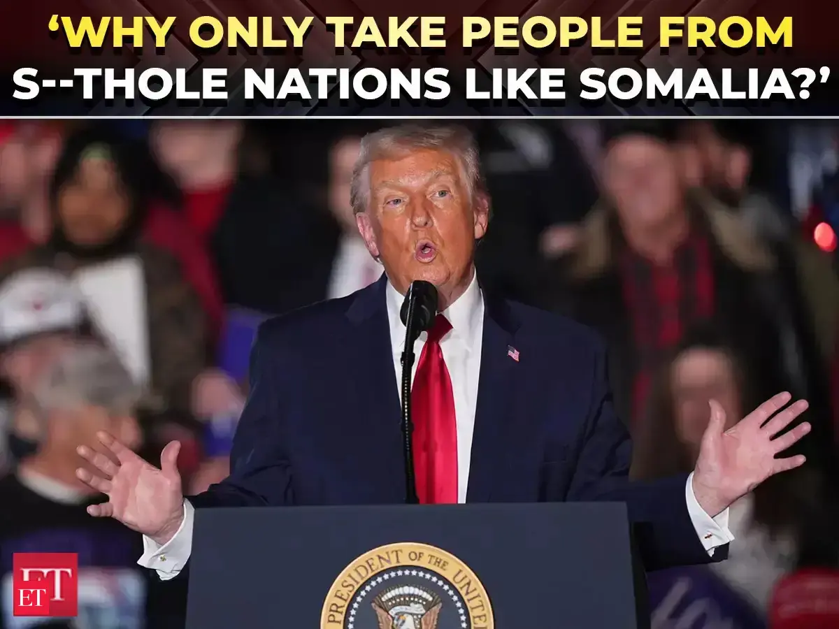 'Why only s**thole countries like Somalia?': Trump’s fiery rant against ...
