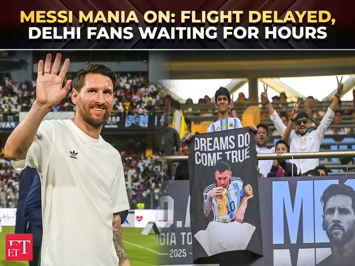 Messi mania peaks as Delhi awaits his GOAT India Tour finale; fans ...