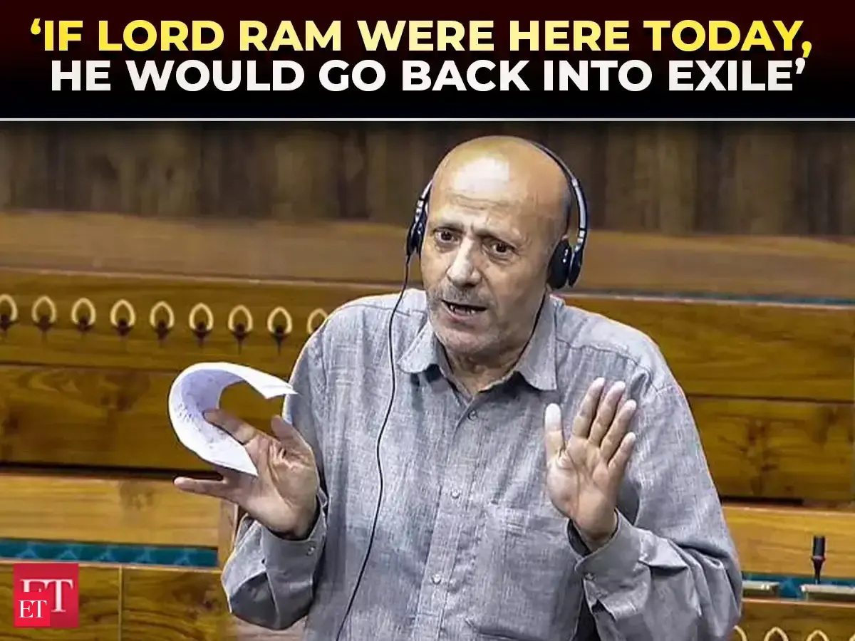 ‘If Lord Ram were here today, he would go back...’: Engineer Rashid’s ...