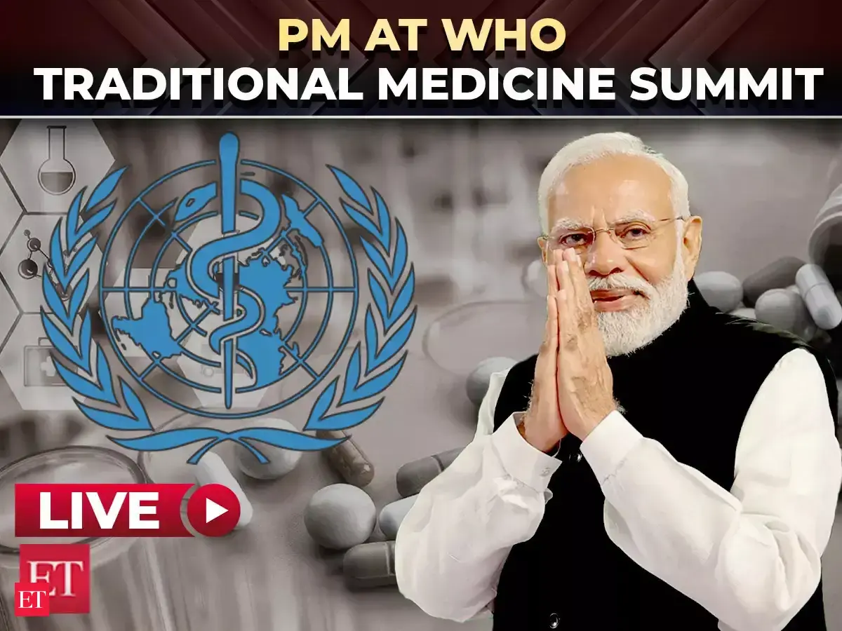 PM Modi Live: PM Modi attends Closing Ceremony of 2nd WHO Global Summit ...