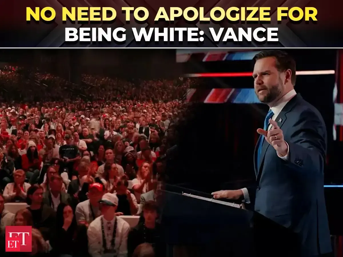 ‘You don’t have to apologize for being white...’: Vance’s controversial ...