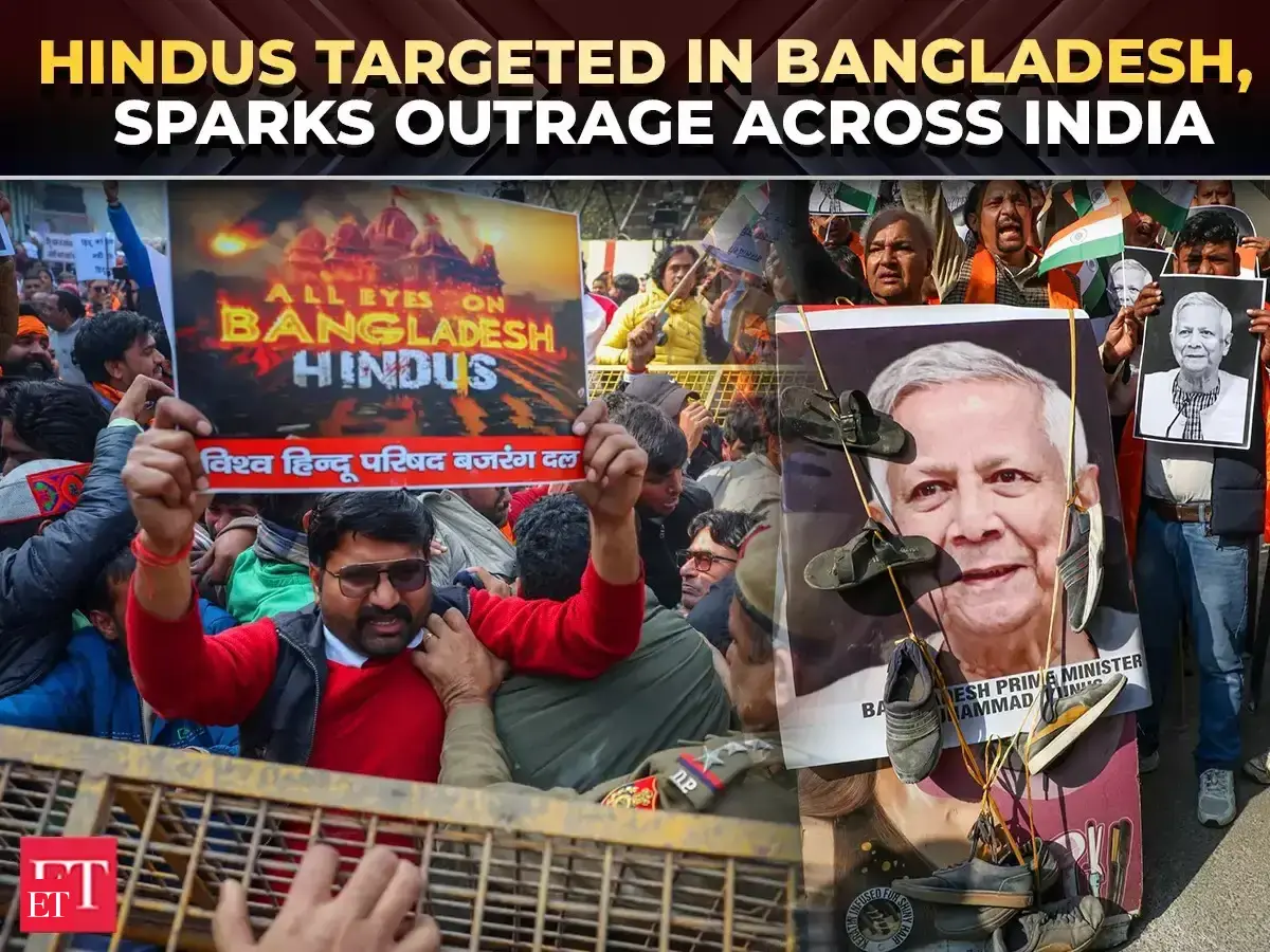 Nationwide protests over violence against Hindus in Bangladesh ...