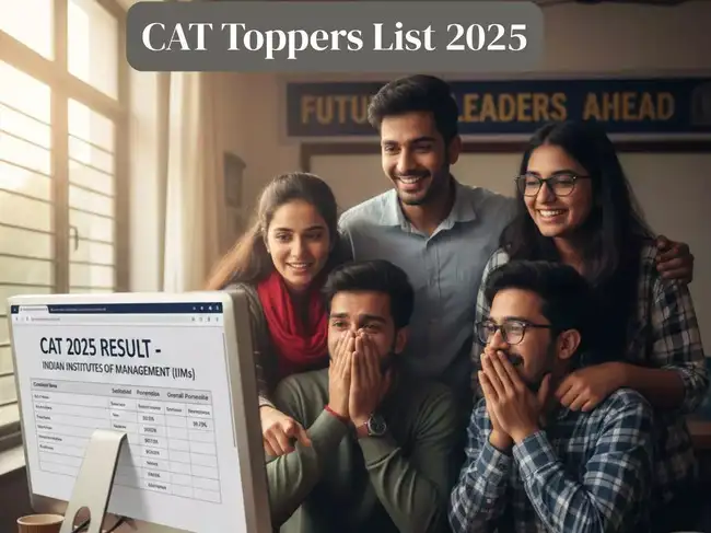 CAT 2025 Toppers List: IIM CAT result 2025 announced, check toppers ...