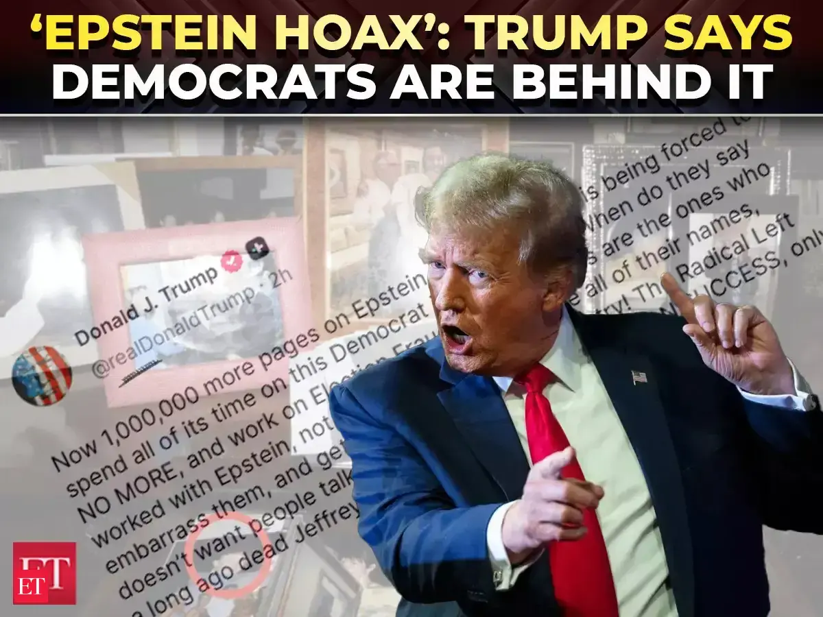 '1,000,000 more pages...': Trump claims Democrats behind Epstein ‘hoax ...