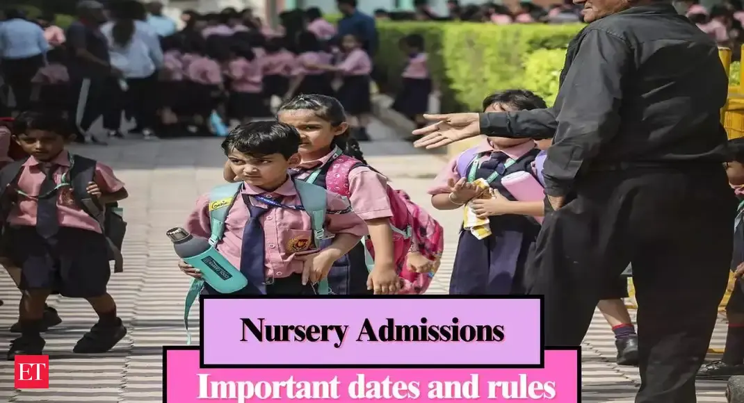 Delhi Nursery Admissions: Important dates and rule changes parent need ...