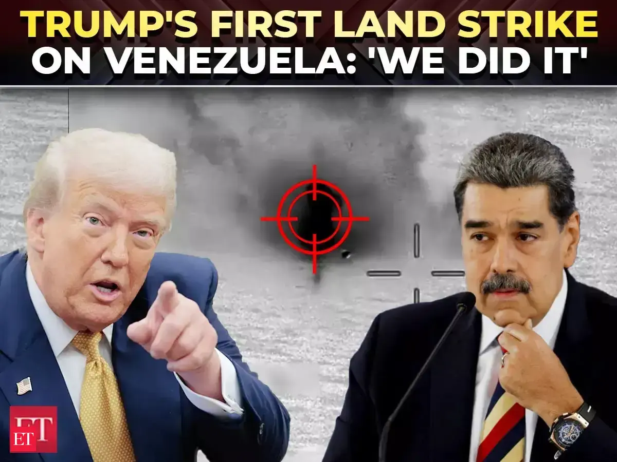Trump confirms first LAND STRIKE on drug-loading boats; US-Venezuela ...