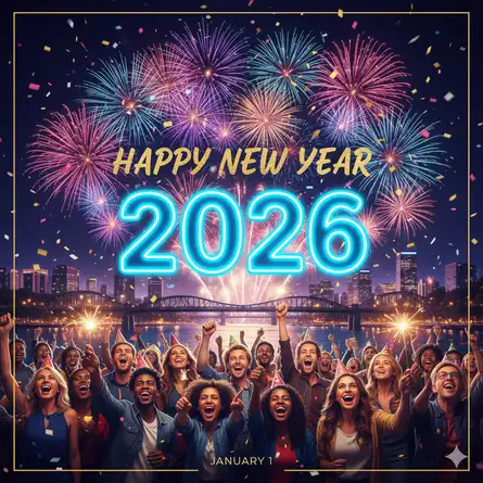 New year wishes 2026 Highlights : India rings in 2026 with celebrations ...