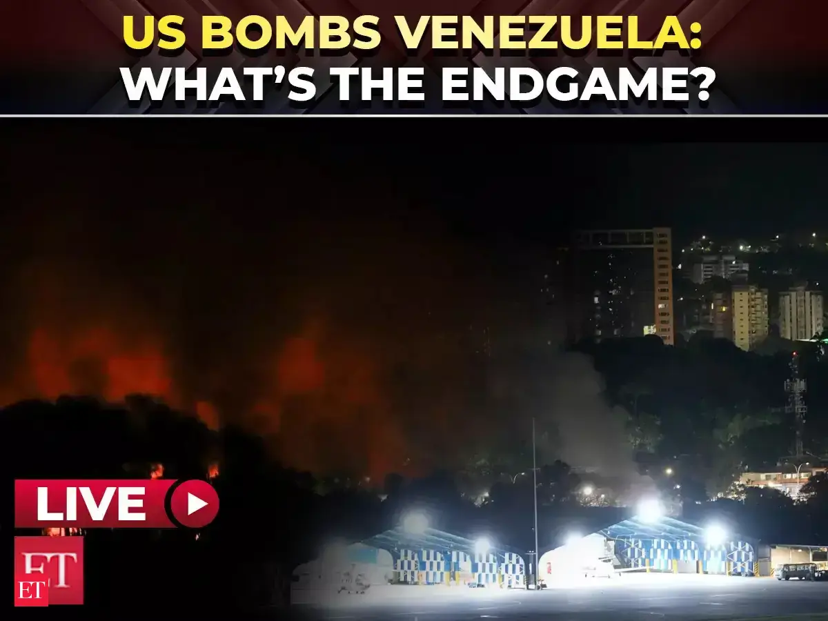 VENEZUELA BOMBING LIVE | U.S. strikes Caracas; Invasion or regime ...