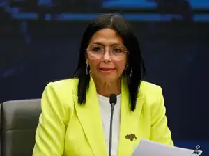 Who is Delcy Rodriguez, the vice president who could replace Venezuela ...