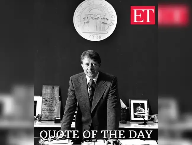 Quote of the day by former US President Jimmy Carter: 'Quite frankly ...