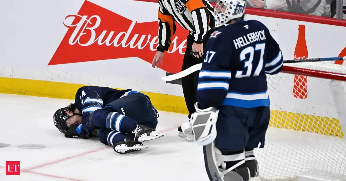 Watch: Jets defenseman Haydn Fleury stretchered off after scary ...