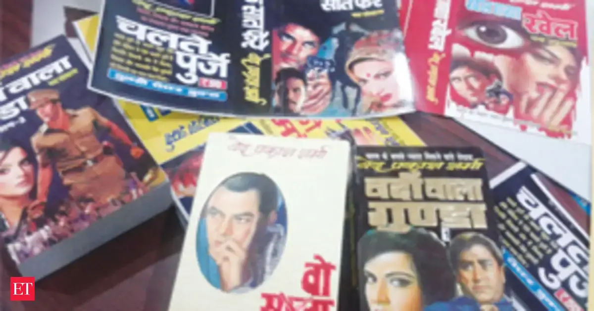 Pulp fiction art in Meerut is now losing out to graphic art - The ...