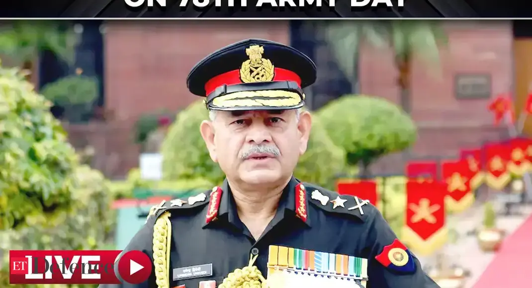 Live: Army Chief Gen. Upendra Dwivedi Holds Annual Press Conference on ...