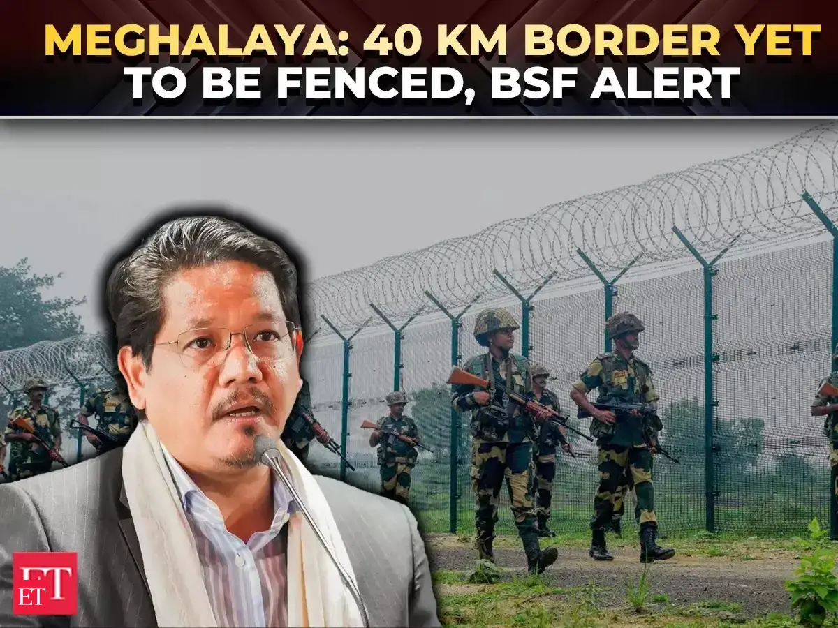 Meghalaya CM Sangma: ‘40 km border fencing pending, BSF on alert as ...