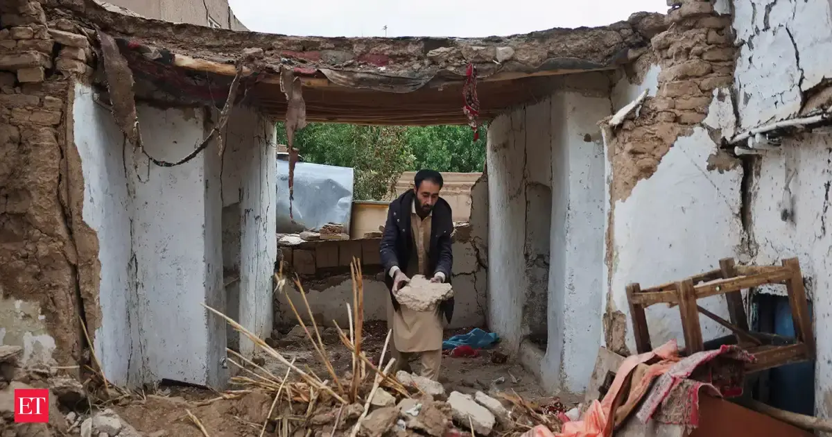 Earthquake of magnitude 4 strikes Afghanistan - The Economic Times