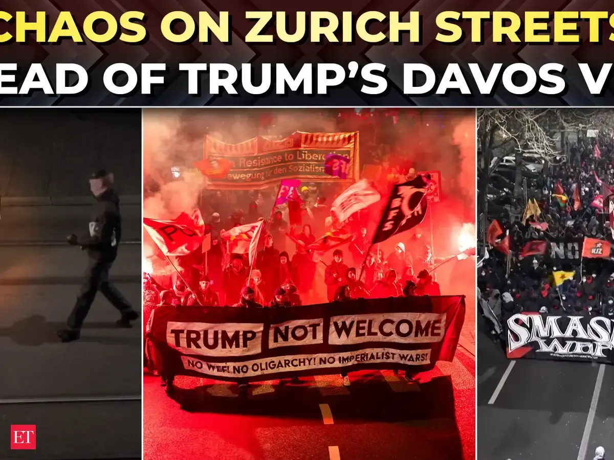 ‘Trump not welcome!’: Massive protests rock Zurich over Greenland row ...