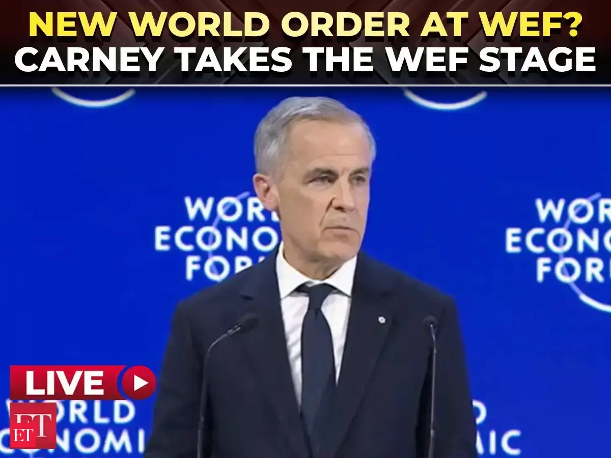 WEF 2026 LIVE | Canadian PM Mark Carney invokes ‘New World Order’ at ...