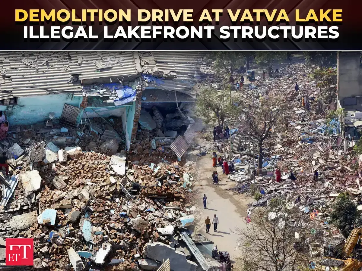 ahmedabad encroachment drive: Over 450 illegal structures near Vatva ...