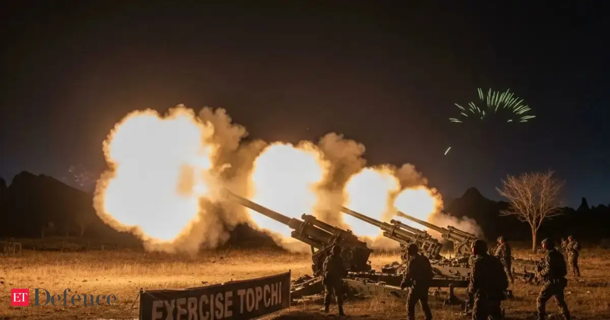 Booming guns, hovering drones: Army's Regiment of Artillery puts up ...