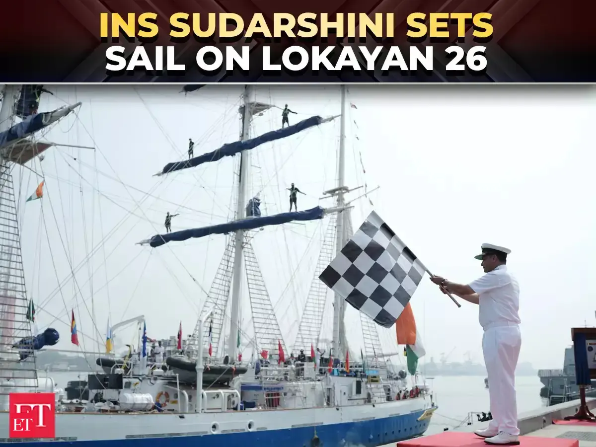ins sudarshini: Indian Navy’s sail training ship Sudarshini begins 10 ...