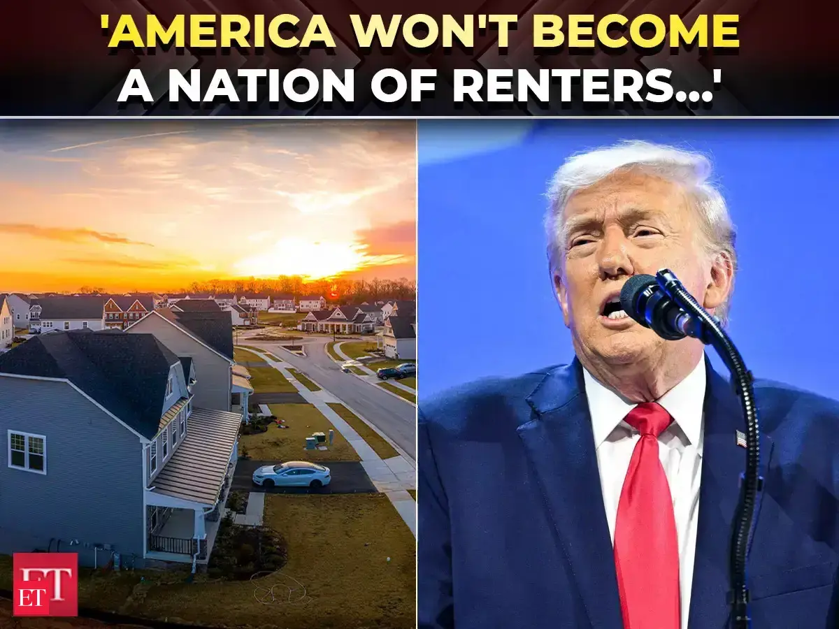 ‘Homes in US are for people, not corporations’: Trump reveals his ...