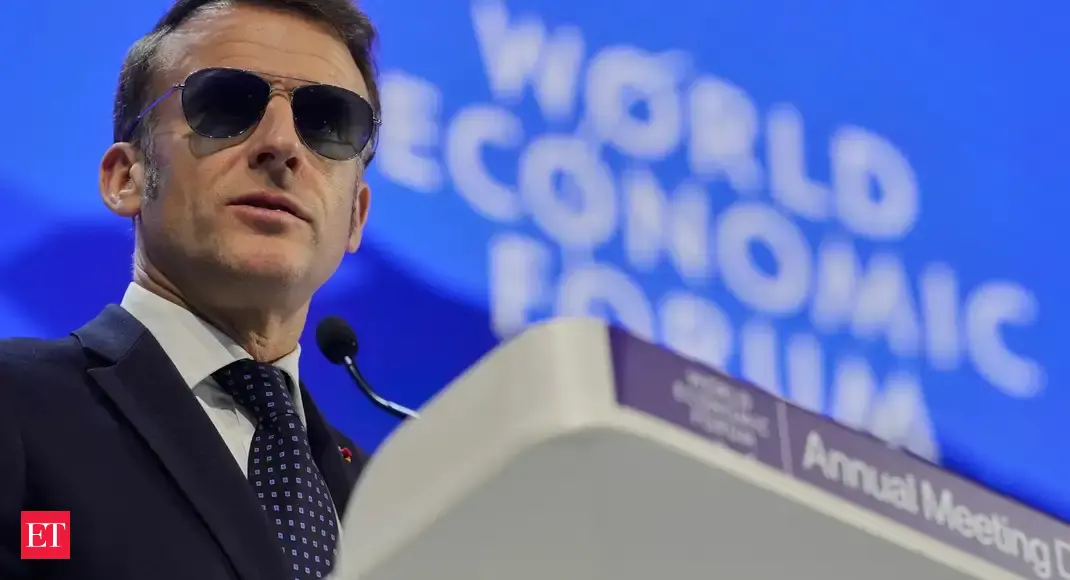 Why was Macron wearing sunglasses at Davos 2026? - The Economic Times