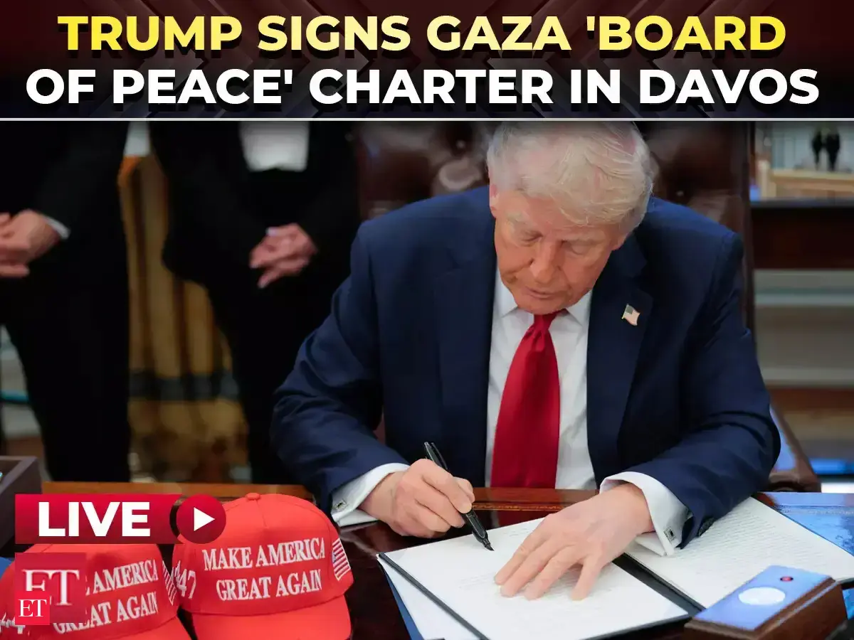 LIVE | Trump leads signing of Gaza ‘Board of Peace’ charter in Davos ...