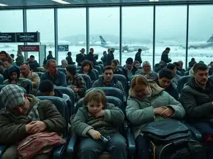 Arctic cold snap and winter storms ground hundreds of flights across ...