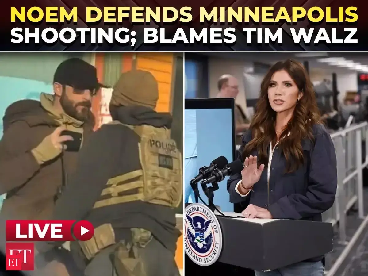 ‘Agent fired defensive shots’: Kristi Noem defends Minneapolis shooting ...
