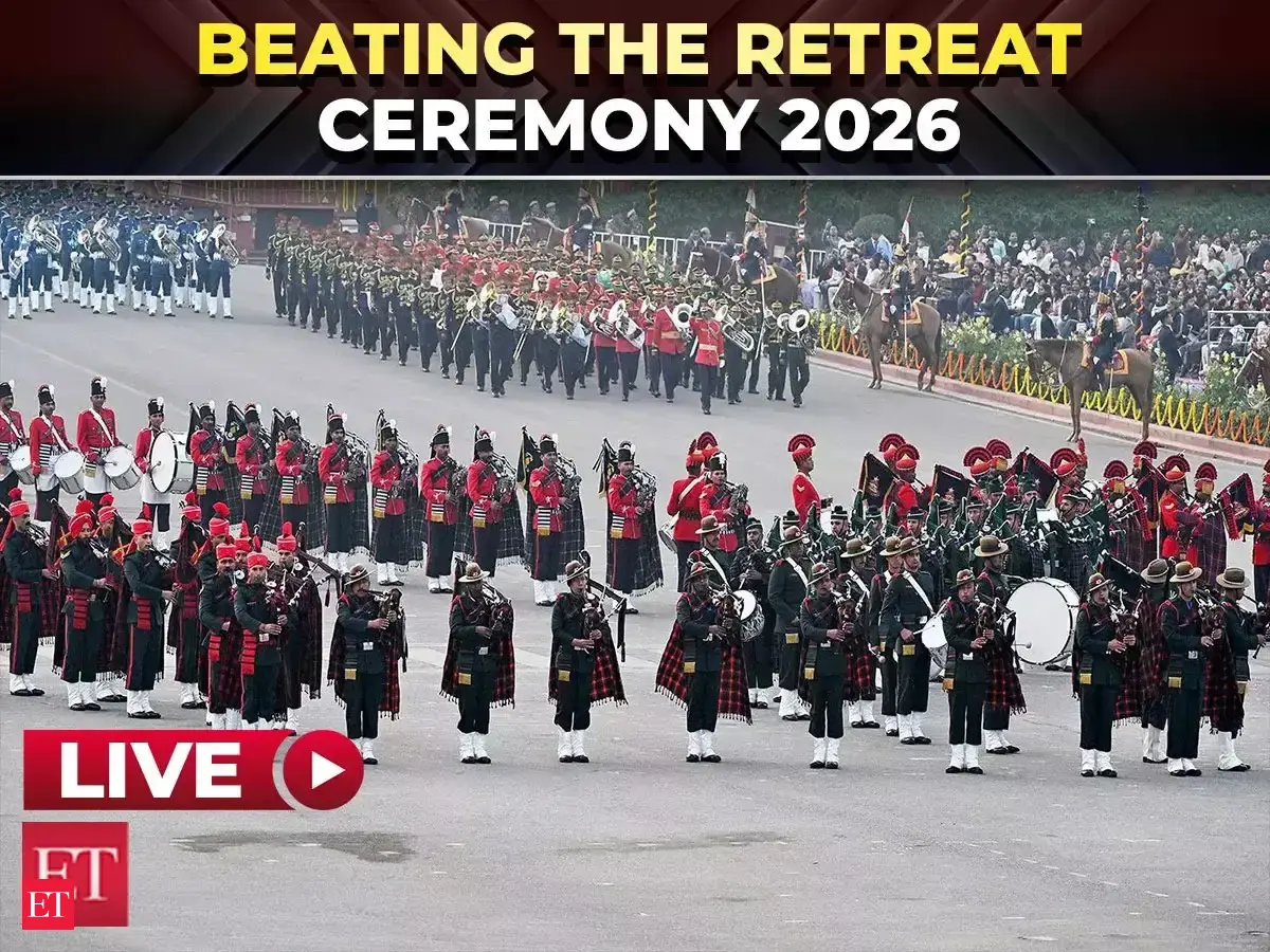 Live | Beating Retreat ceremony 2026: Final ceremony as culmination of ...