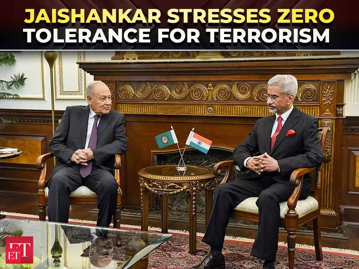 India-Arab meet: Zero tolerance for terrorism must be a universal norm, says EAM Jaishankar ...