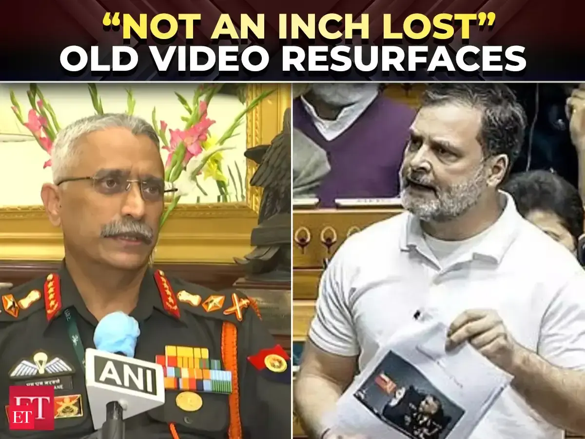 manoj mukund naravane: Old Naravane video resurfaces as Rahul Gandhi ...