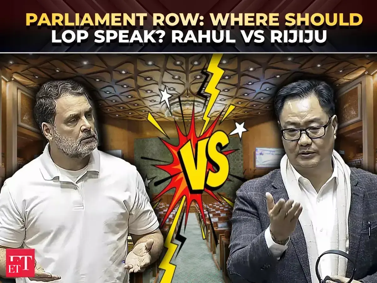 Rahul vs Rijiju: LoP says ‘Don’t need permission’, Minister retorts ...