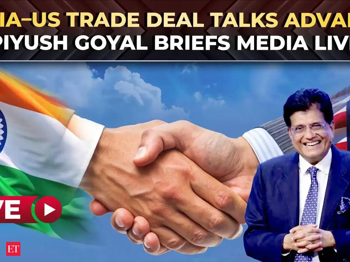 Live: Piyush Goyal briefs media on progress in India–US trade deal ...
