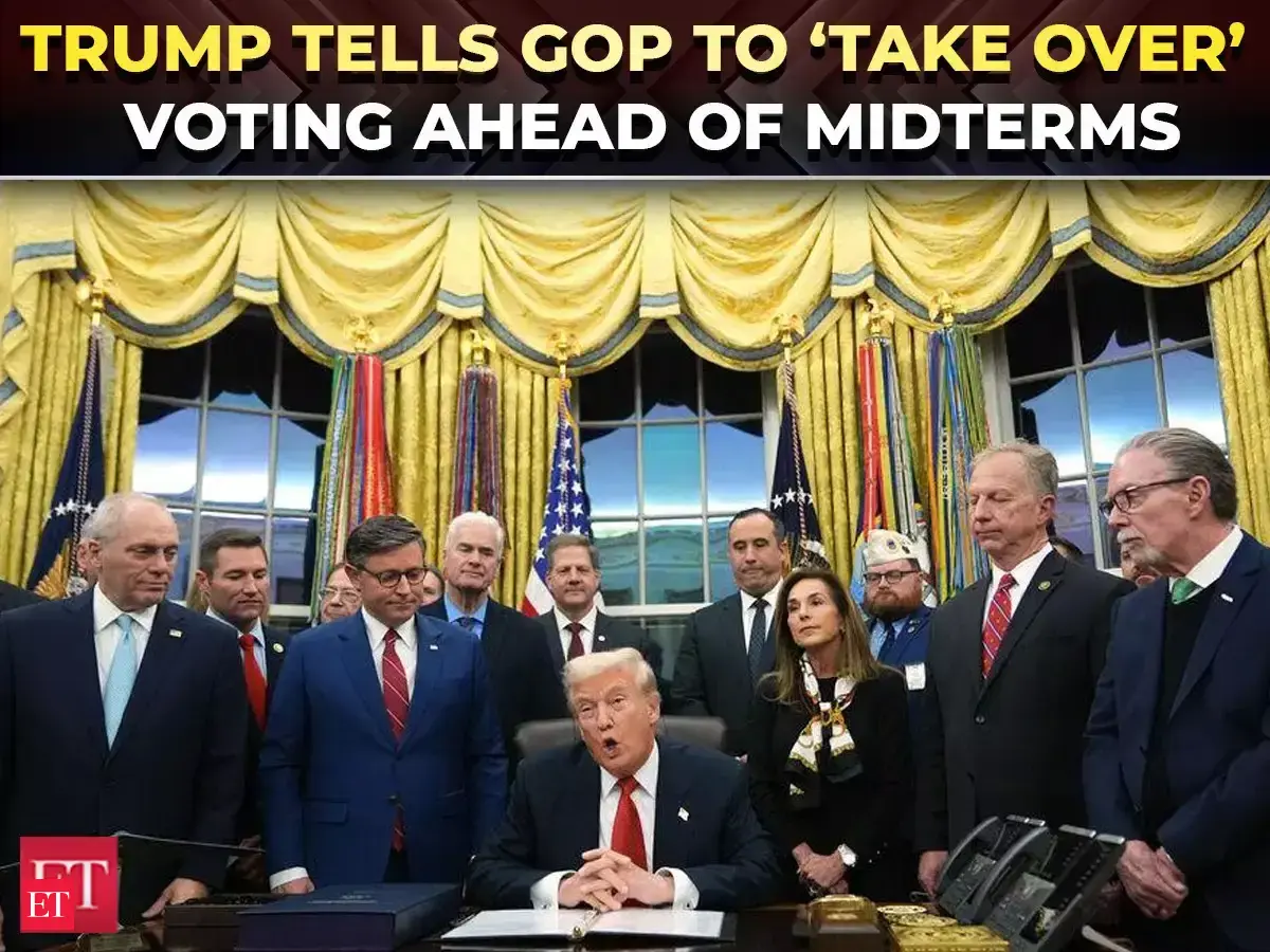 'TAKE OVER the voting!': Trump ‘orders’ Republicans to nationalise US ...