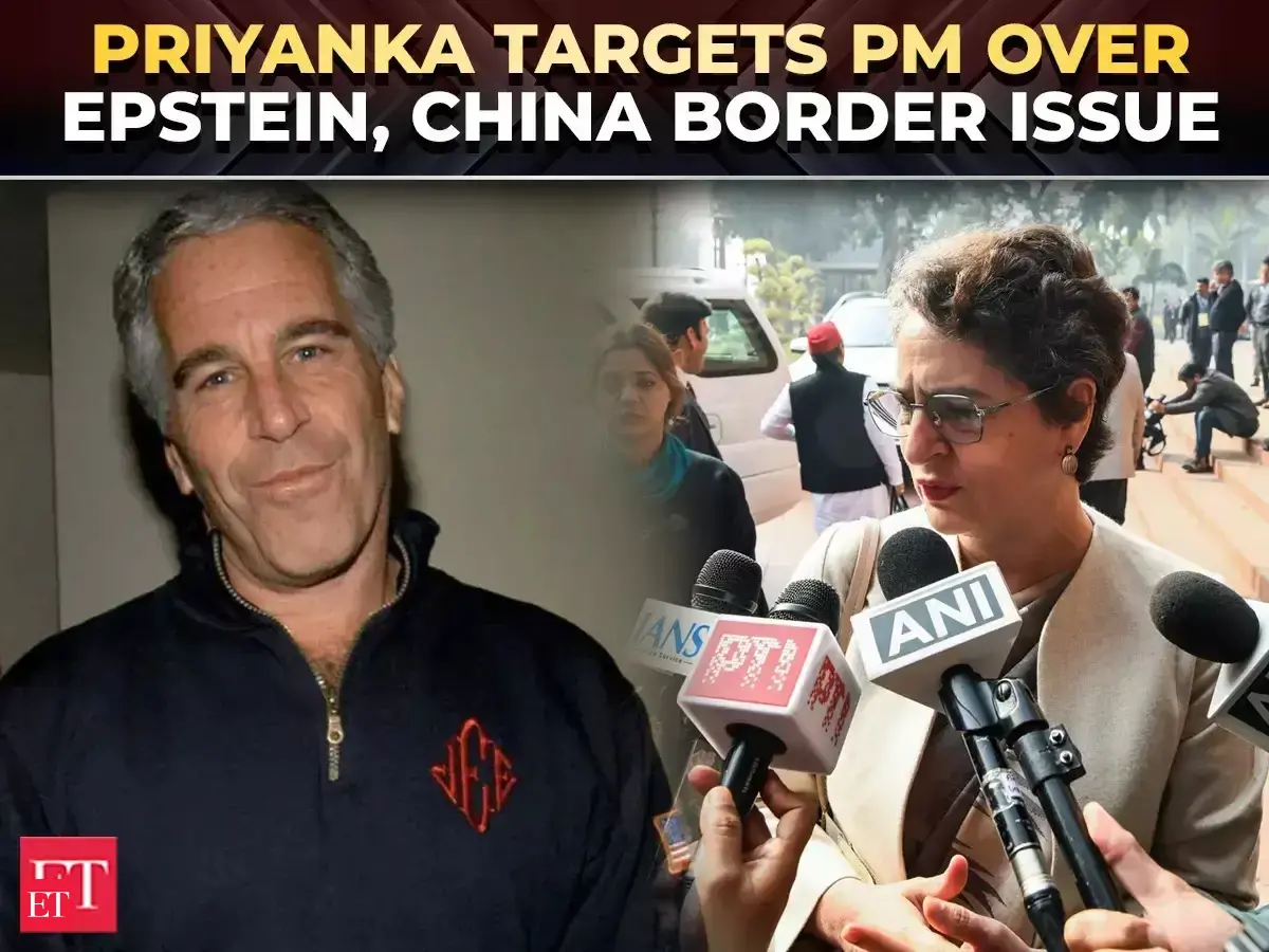 Epstein files row: Priyanka Gandhi questions govt engagement with ...