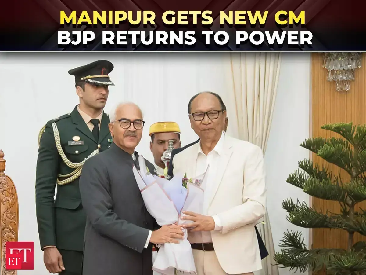 yumnam khemchand singh: Yumnam Khemchand Singh sworn in as Manipur CM ...