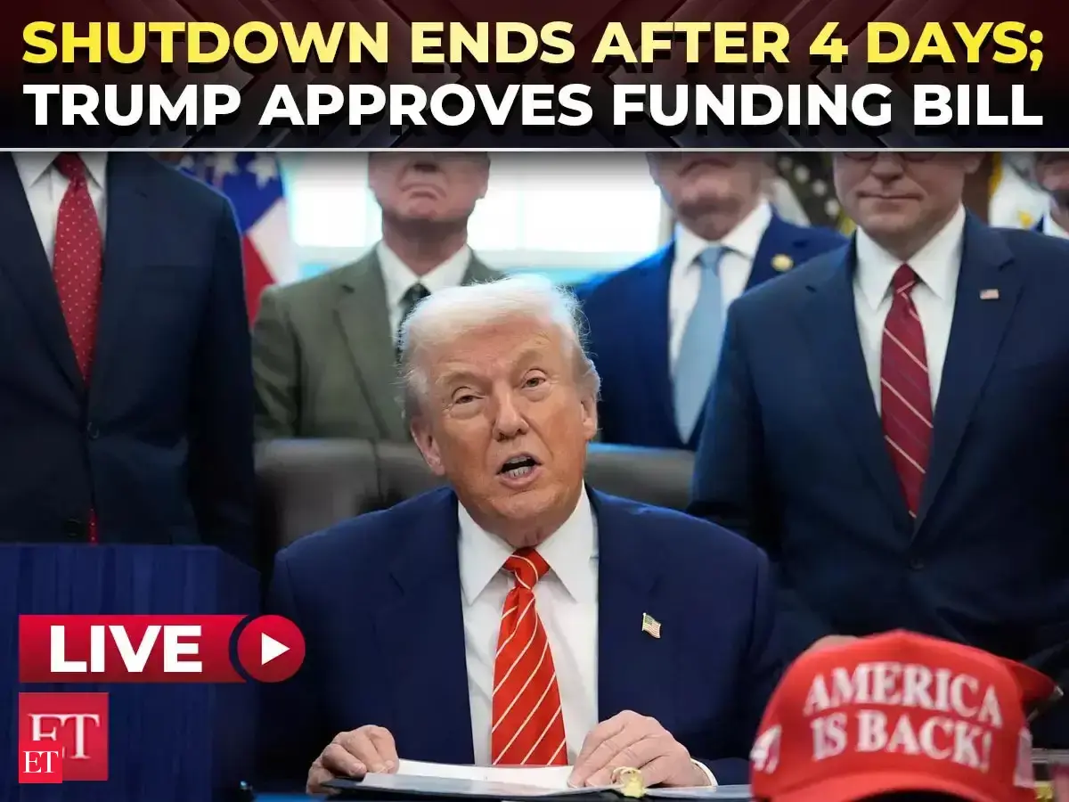 Trump seals compromise at White House to reopen Govt. after days of ...