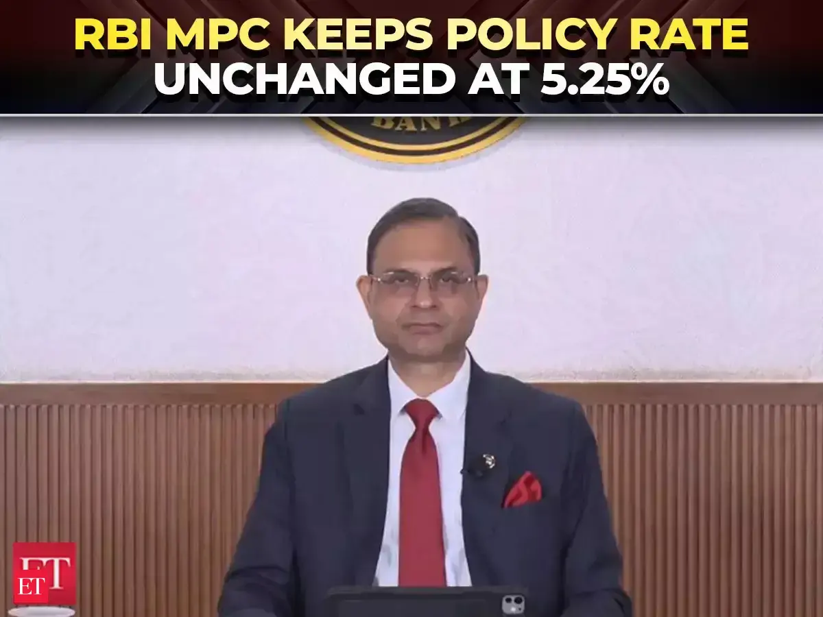 RBI Monetary Policy Committee keeps repo rate unchanged at 5.25% - The ...