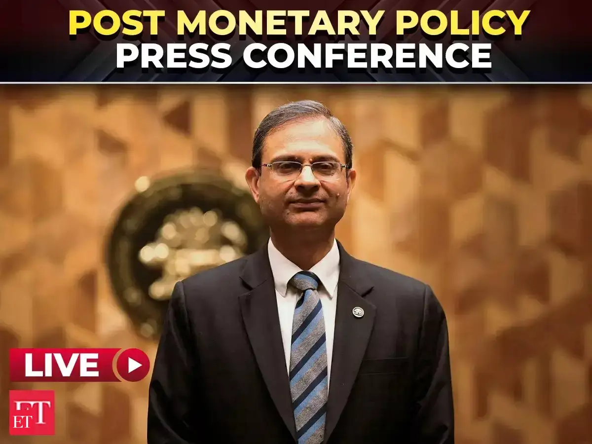 Post Monetary Policy Press Conference | RBI Governor Sanjay Malhotra ...