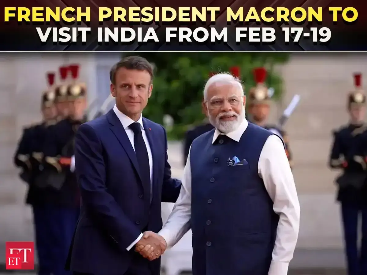 French Prez Emmanuel Macron to visit India from Feb 17–19, AI Impact ...