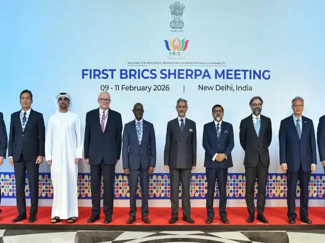 India hosts first BRICS Sherpas’ meet of its chairship in New Delhi ...