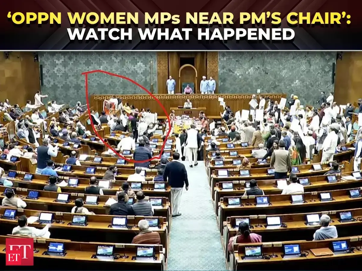 lok sabha video footage: PM’s chair row: ‘Never seen such an act’; BJP ...