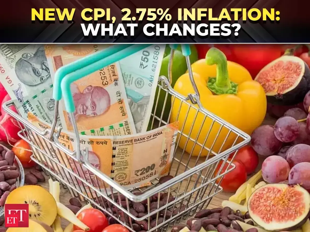 india economic data: India’s retail inflation rises to 2.75% in January ...