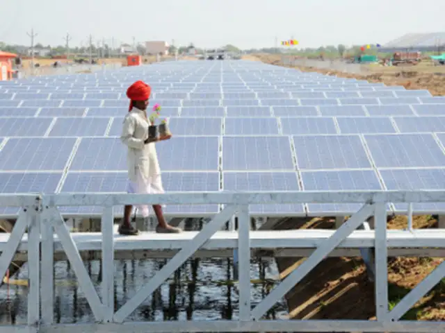 Canal-top solar power plant - How Gujarat canal is turning into a ...