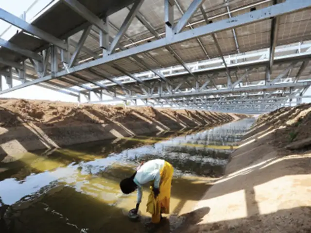Canal-top solar power plant - How Gujarat canal is turning into a ...