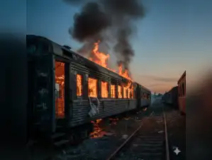 West Bengal: Coach of empty passenger train catches fire, none injured ...